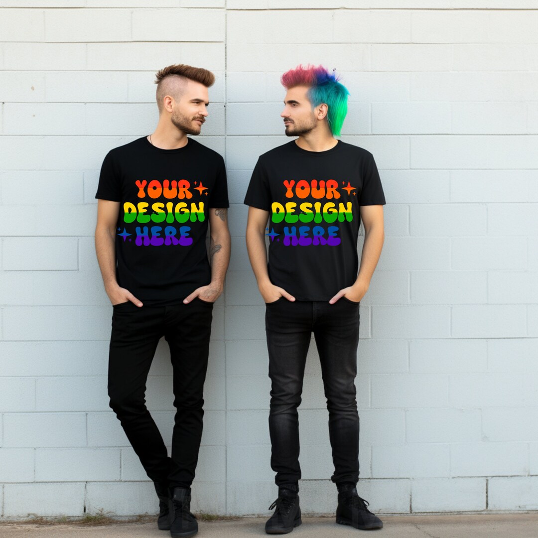 Bella Canvas 3001 T-shirt Mockup, LBGTQ+ Mockup, Pride Mockup,gay Pride ...