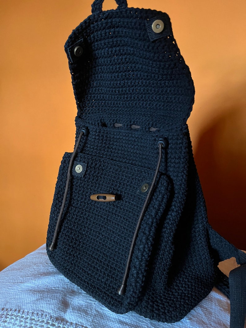 Crochet Backpack - Etsy