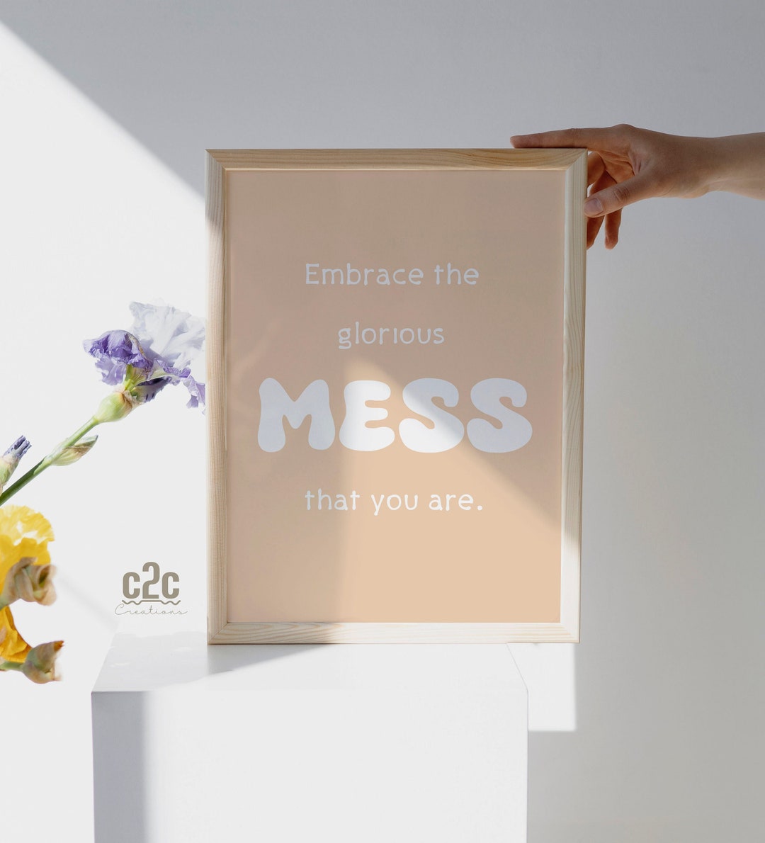 Mental Health Poster, Wellness Wall Decor, Digital Download, Printable ...