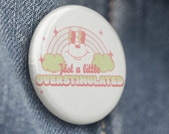 No Pin Badge Button - Etsy