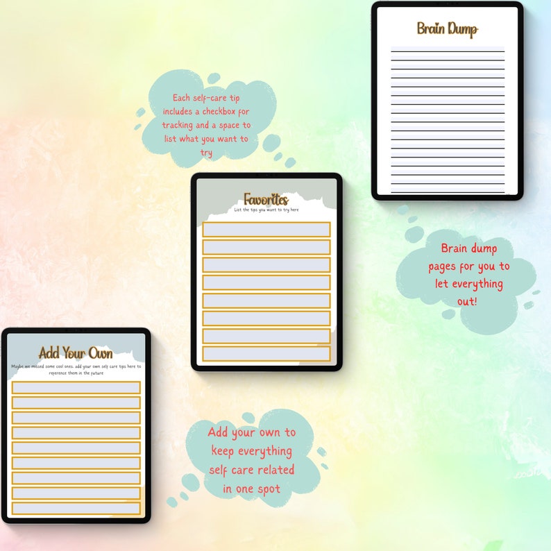 Digital Self Care Guide for Autistic Adults, Neurodivergent Tool, ASD ...