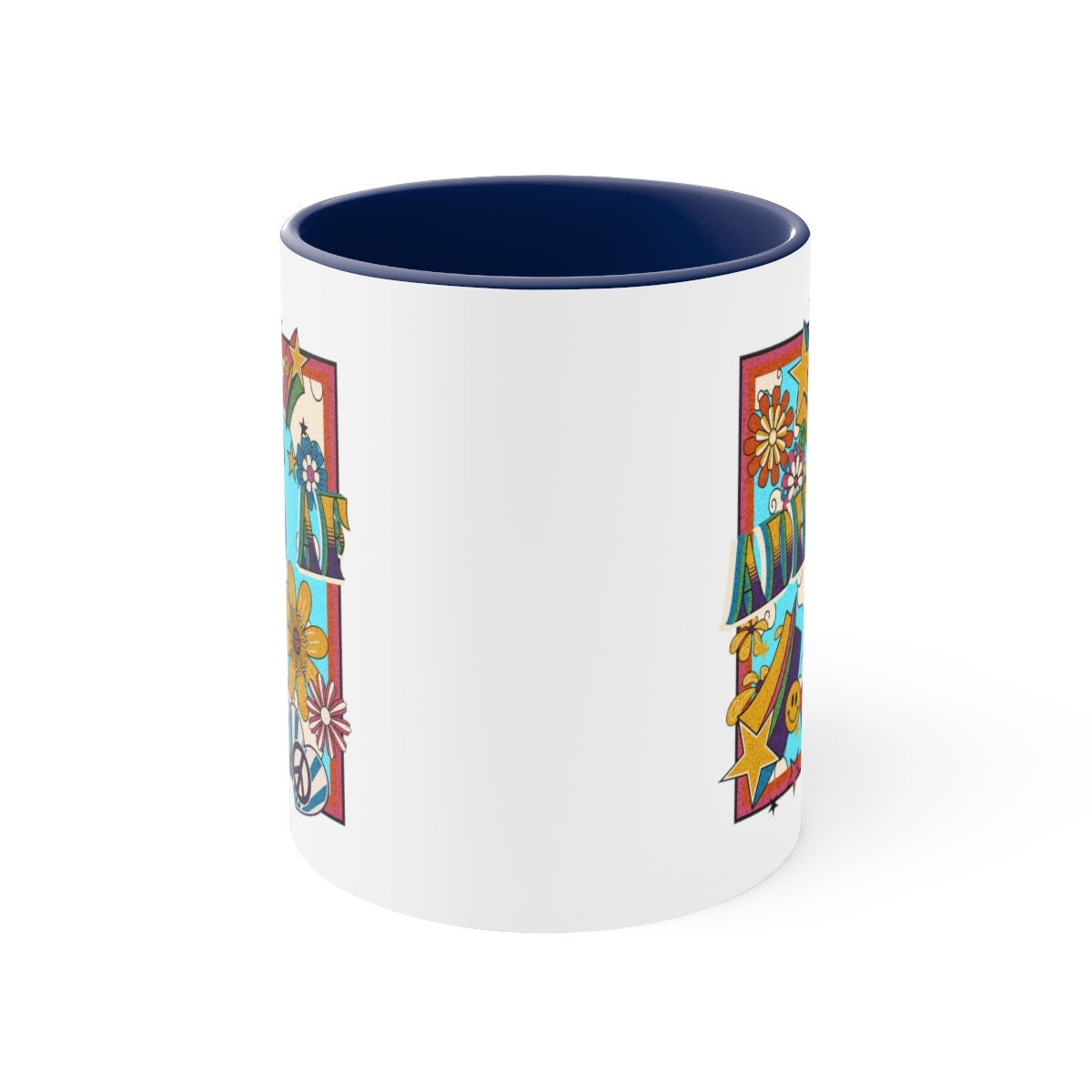 Adhd Af Coffee Mug, Retro Mug Adhd Gift Idea, Neurodivergent Coffee Cup ...