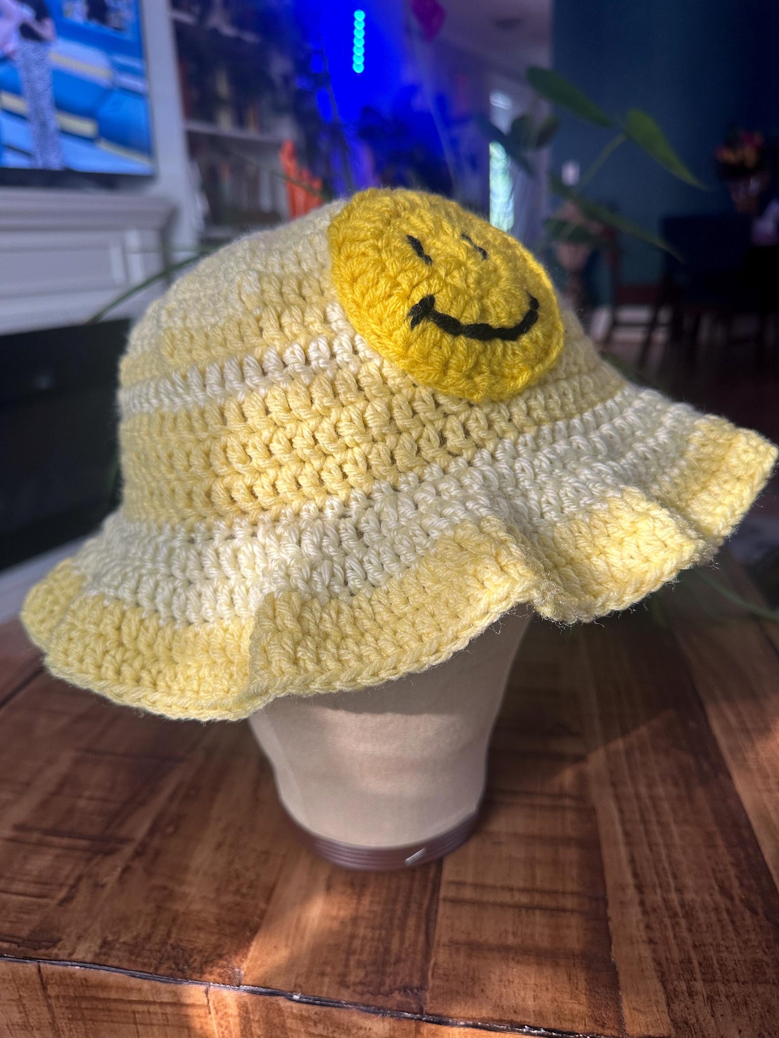 Smiley Bucket Hat - Etsy