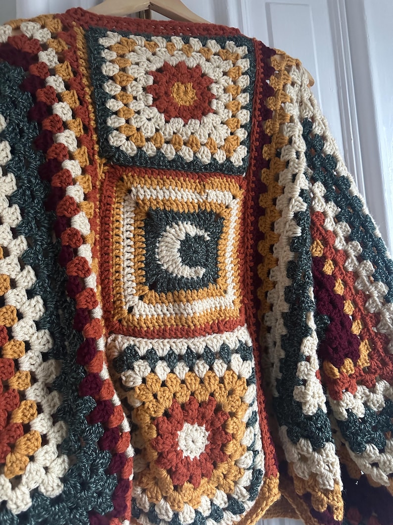 Hippie Boho Oversized Crochet Sweater - Etsy