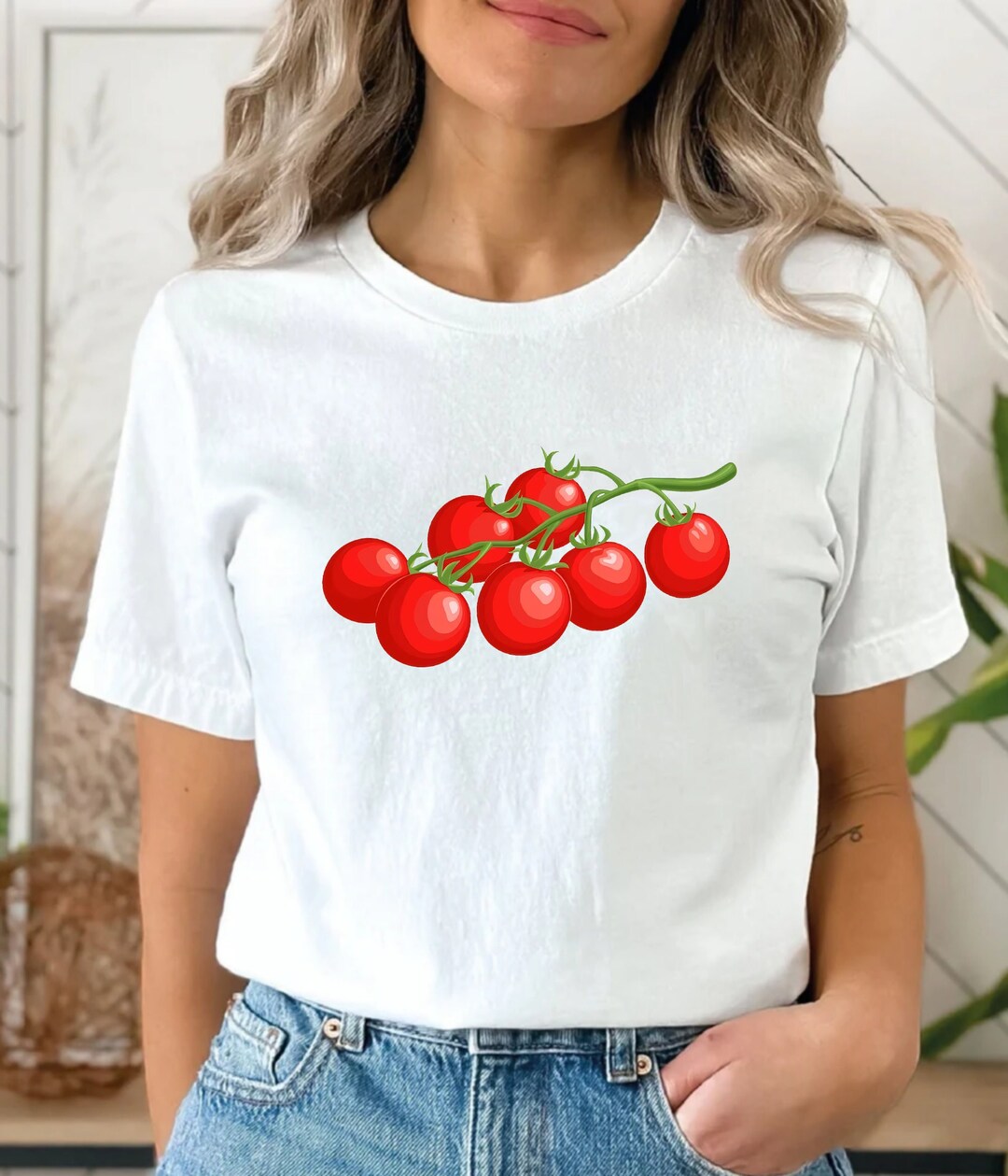 Tomato Shirt Tee, Graphic Tees, for Women Fruit Shirt, Tomato Tee ...