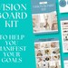 Vision Board. Goal Setting. Printable Vision Board Worksheet ...