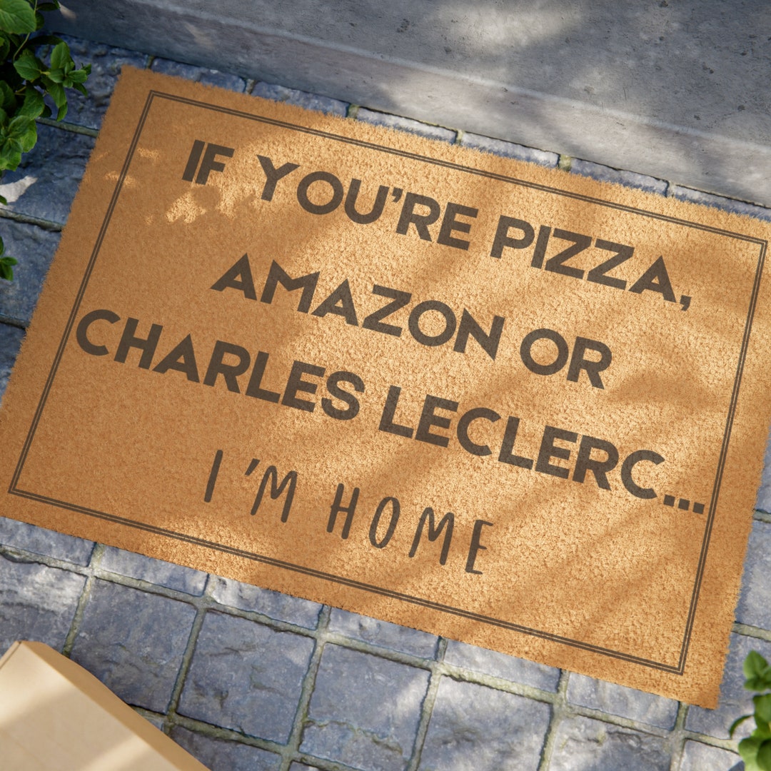 Customizable-formula 1 Fan Doormat - Charles Leclerc Ferrari Merch ...