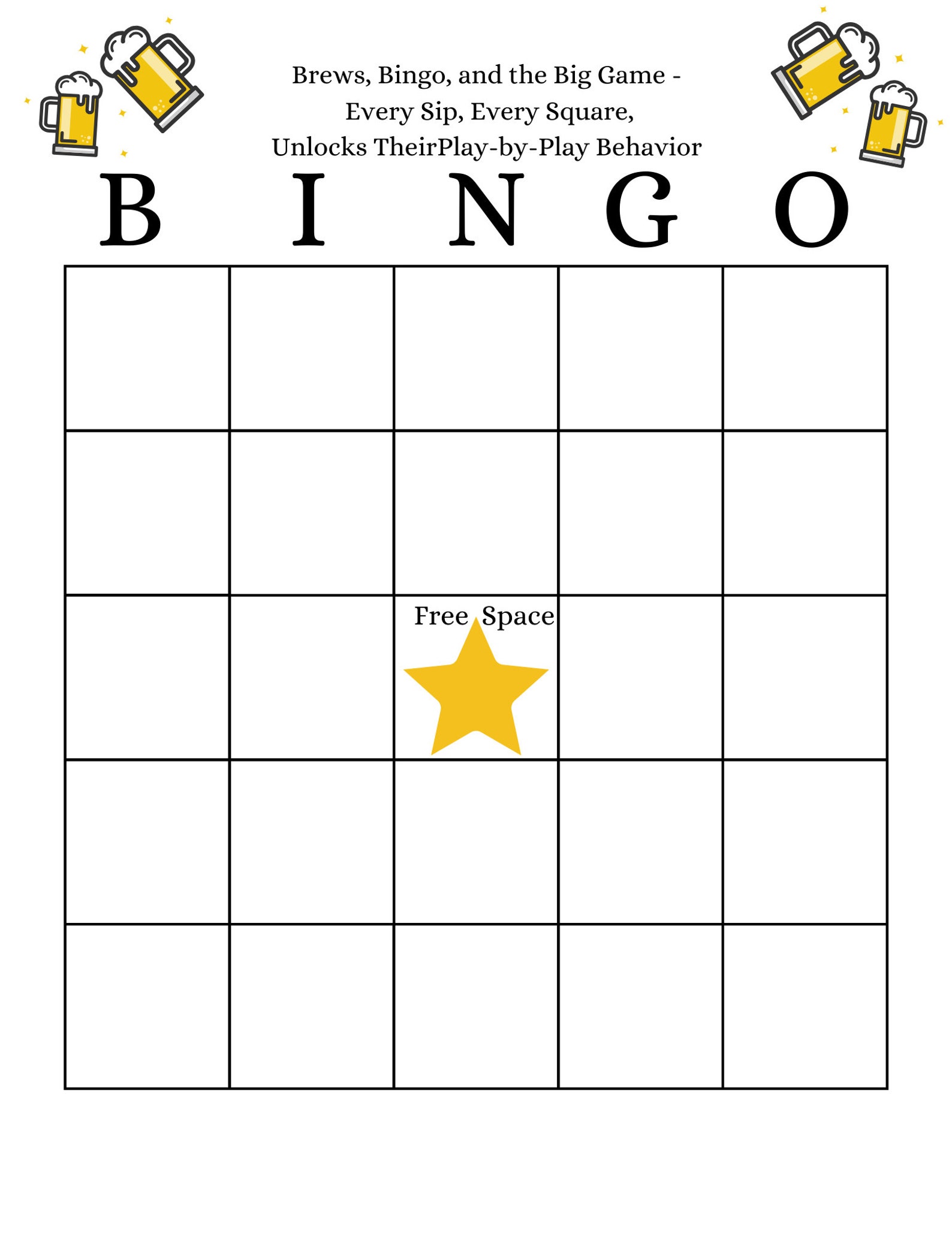 Printable Bingo Card. Sports Bingo Game. Hockey Bingo Game. Baseball ...