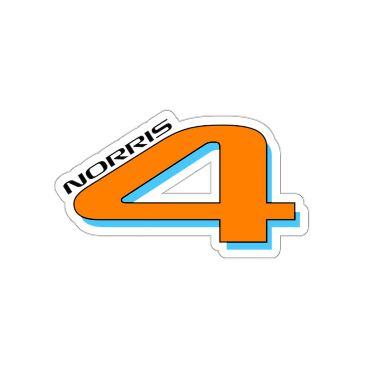 Lando Norris Number Sticker - Etsy