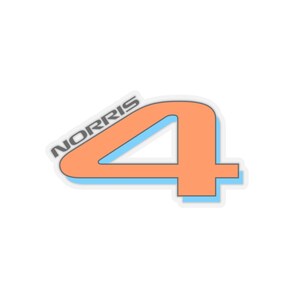 Lando Norris Number Sticker - Etsy