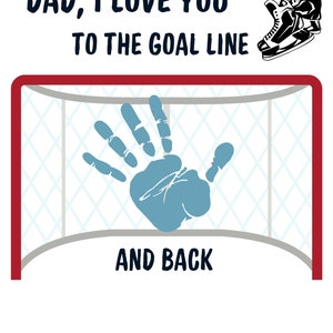 DIY Hockey Card From Toddler - Digital Handprint Craft for Kids ...