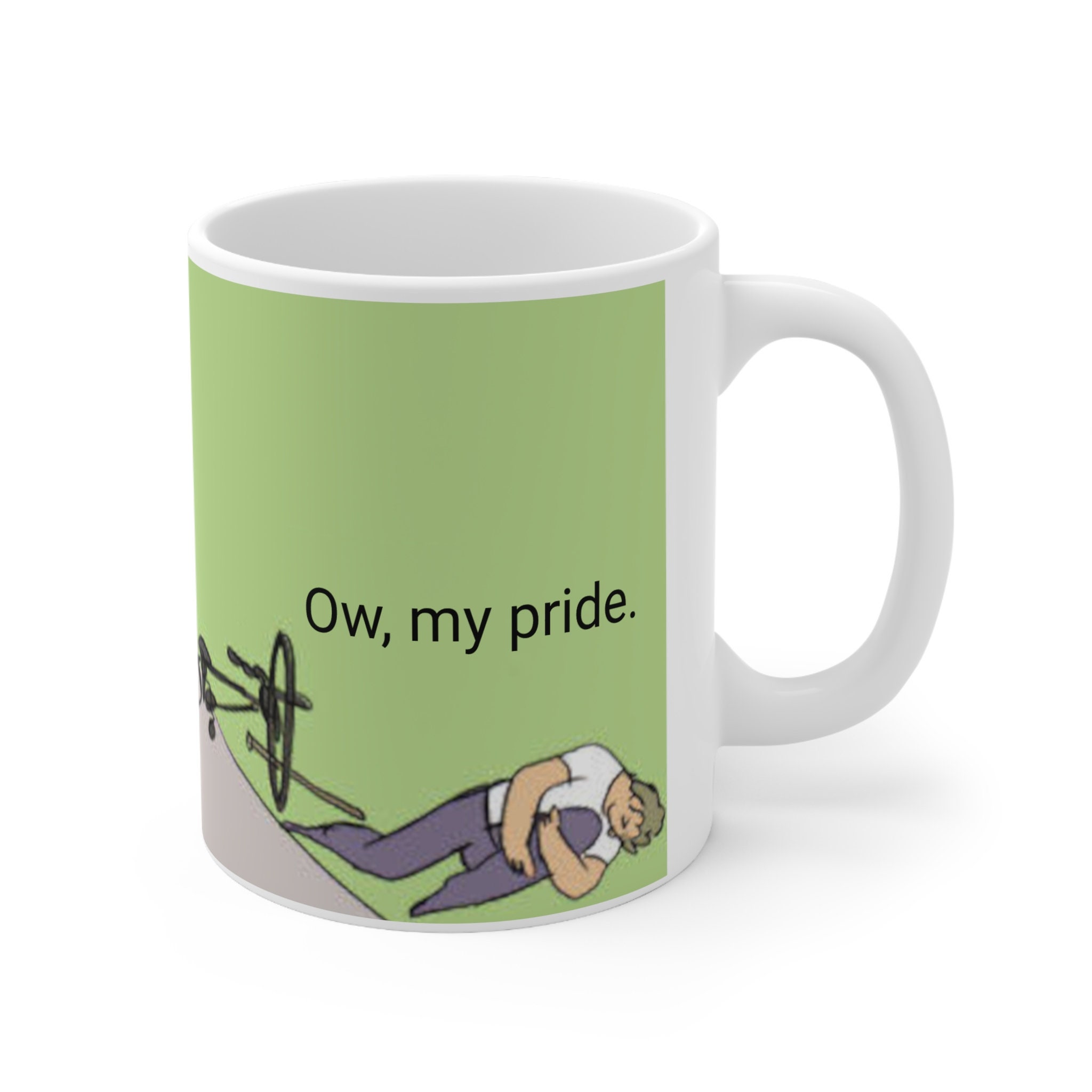 Bike Fail customizable Internet Meme Coffee Mug Funny Office Joke Gift ...