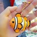 Clownfish Purse Bag Charms, Crocheted Keyrings, Anemonefish Pendant ...