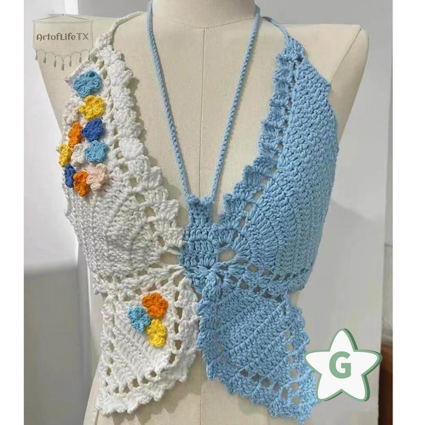 Butterfly Halter Top - Etsy