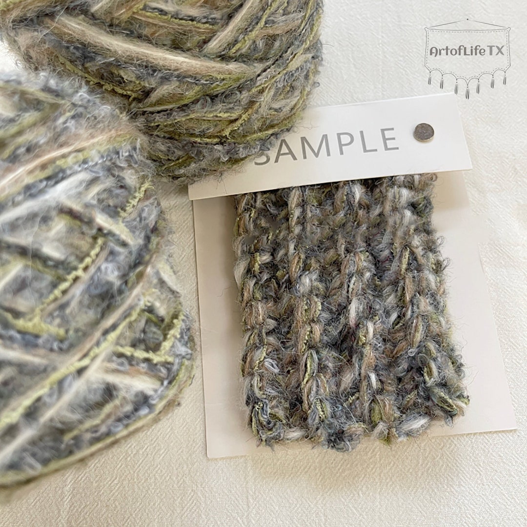 Novelty Yarn Fiber, Knitting Wool Yarns, Art Yarn Bundle, Textile ...