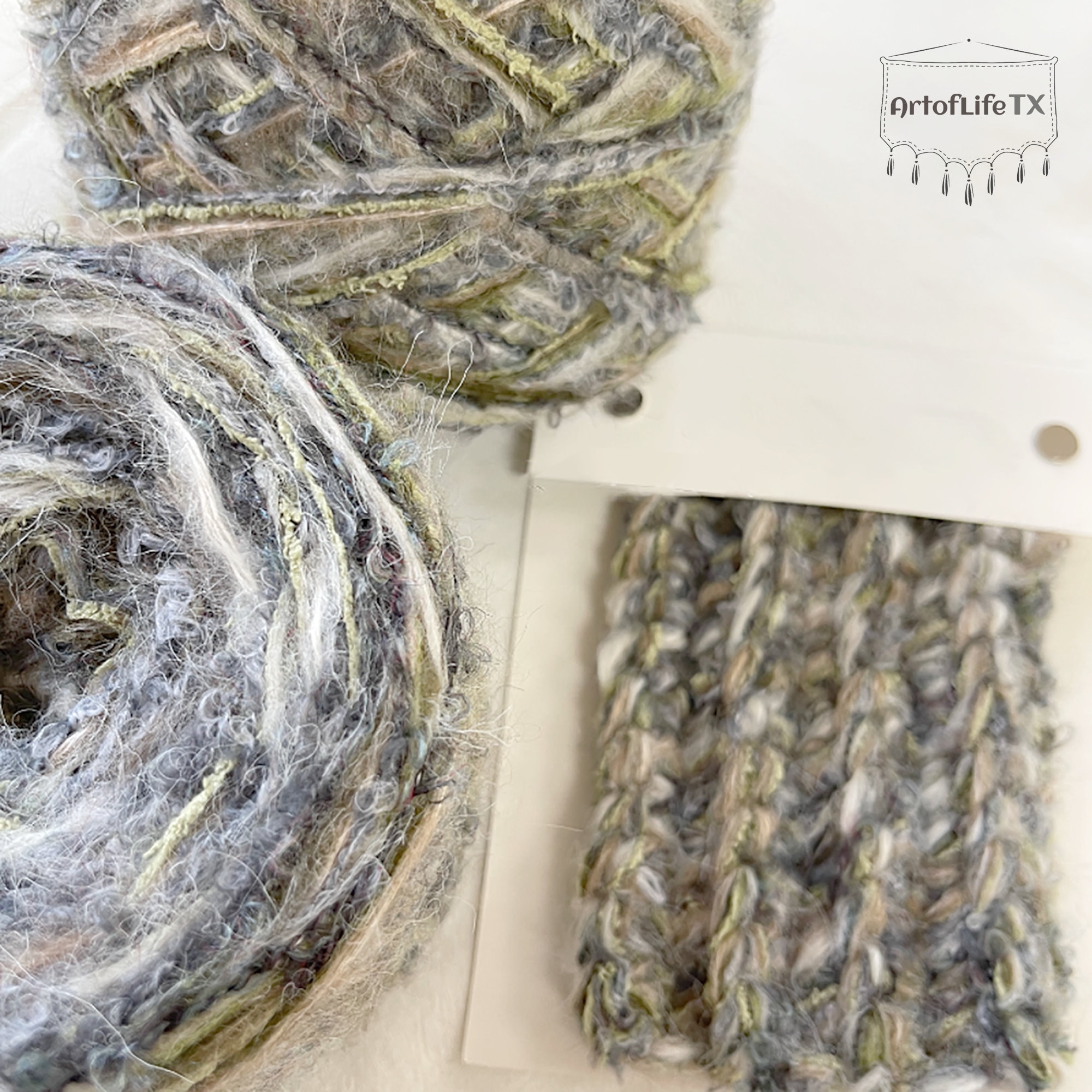 Novelty Yarn Fiber, Knitting Wool Yarns, Art Yarn Bundle, Textile ...