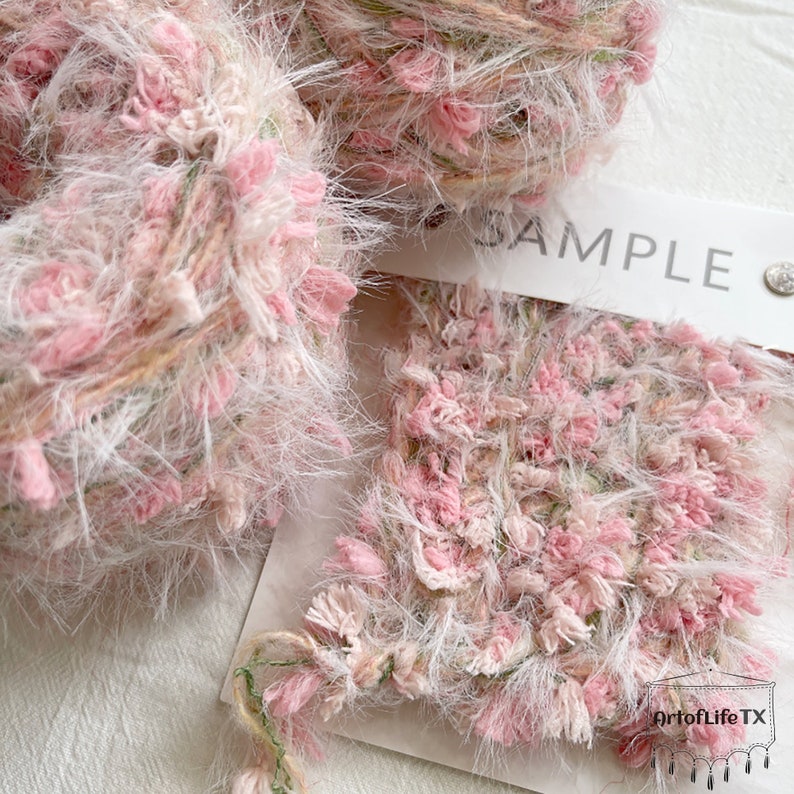 Novelty Art Yarn Crafts, DIY Art Yarn Bundle, Mixed Wool Yarn Fiber ...