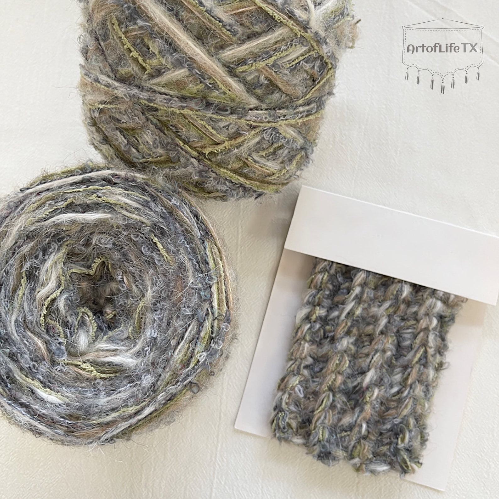 Novelty Yarn Fiber, Knitting Wool Yarns, Art Yarn Bundle, Textile ...