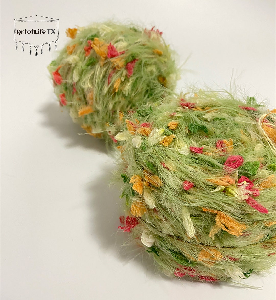 DIY Art Yarn Bundle, Mixed Wool Yarn Fiber, Novelty Art Yarn Crafts ...