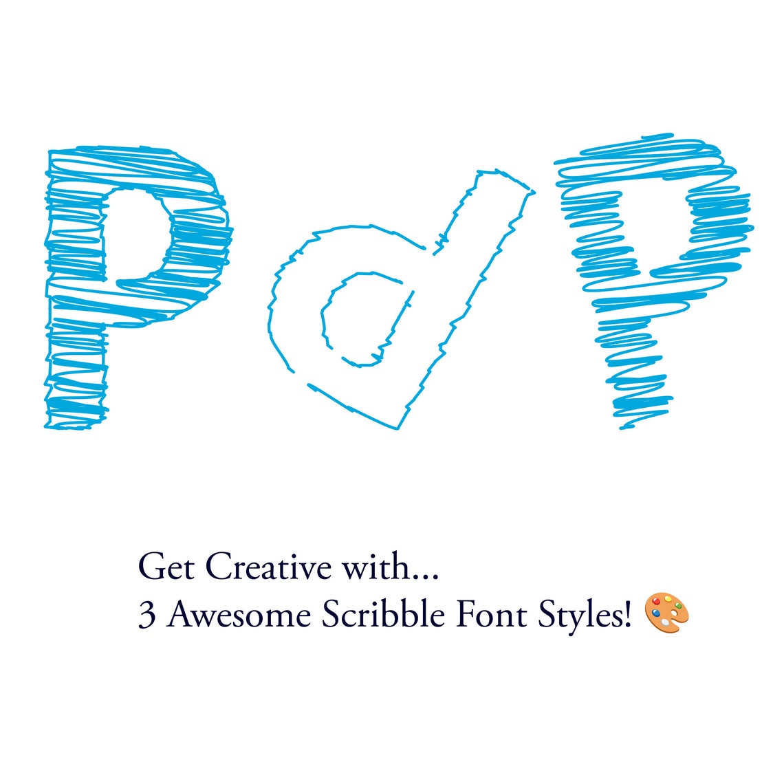 Scribble Fonts, Alphabet A-Z, Cute Alphabet Clipart, Alphabet Svg Files ...
