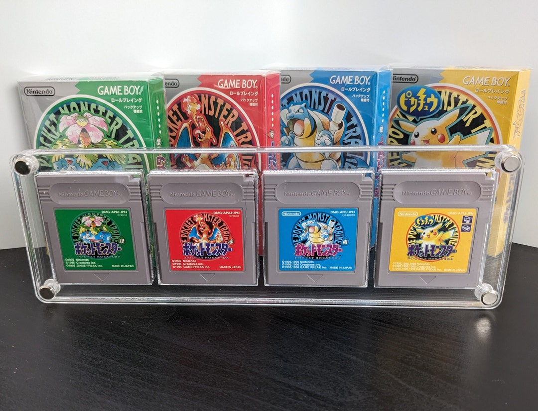 Gameboy Game Cartridge Display 4 Cartridges - Etsy