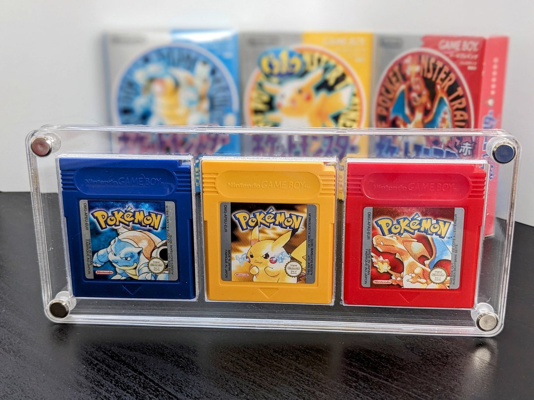 Gameboy Game Cartridge Display 3 Cartridges - Etsy