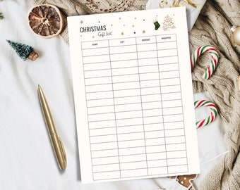 Printable Kids Christmas Letter to Santa Claus Digital - Etsy