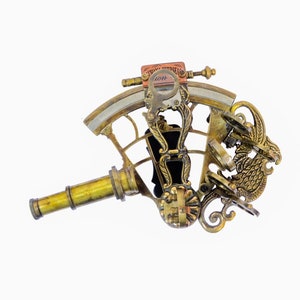 Maritime Astrolabe Antique Brass Nautical Sextant for Decoration in N ...