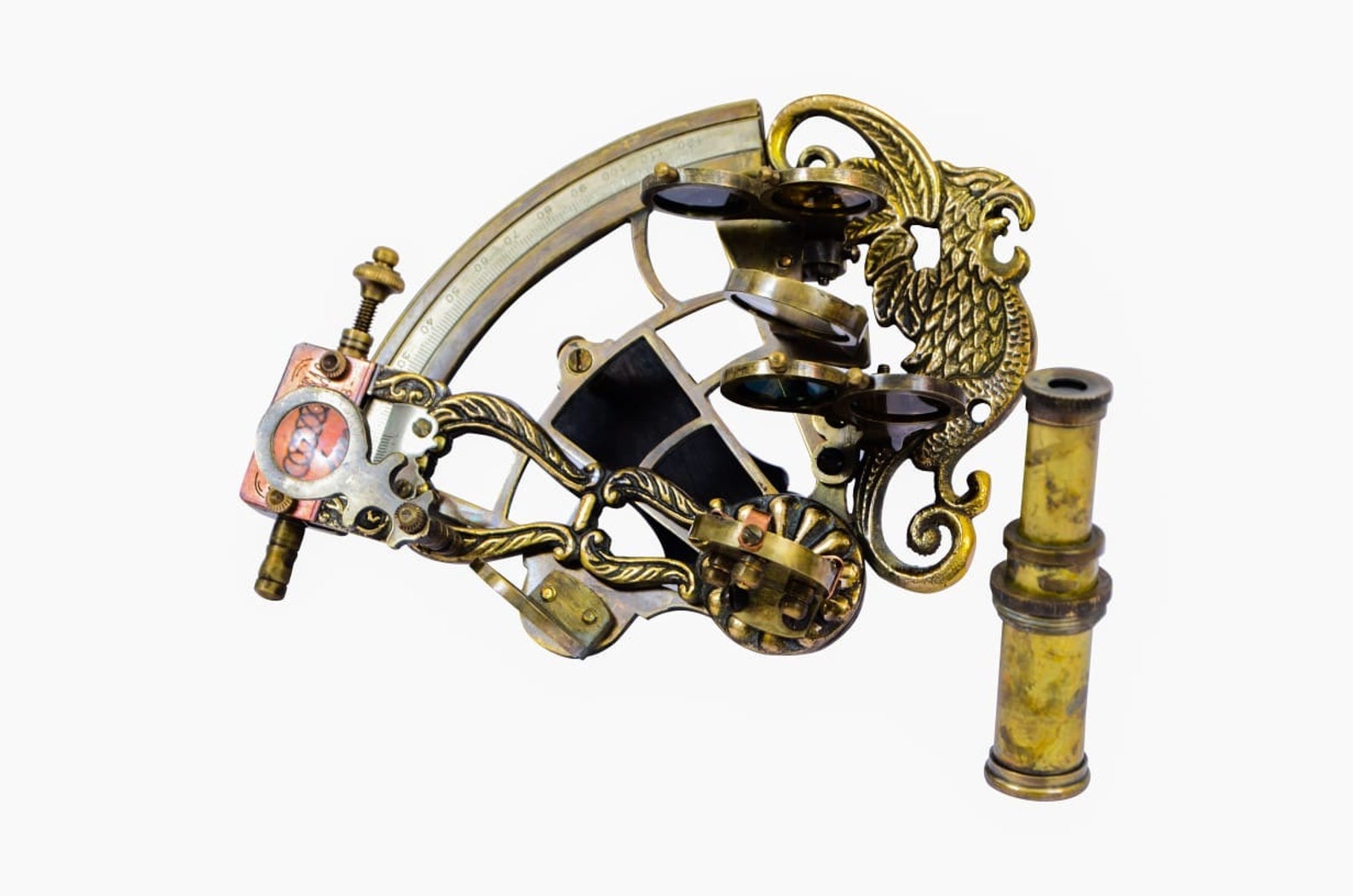 Maritime Astrolabe Antique Brass Nautical Sextant for Decoration in N ...