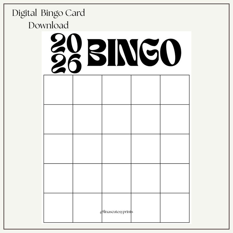 Bingo Chart Goals - Etsy UK