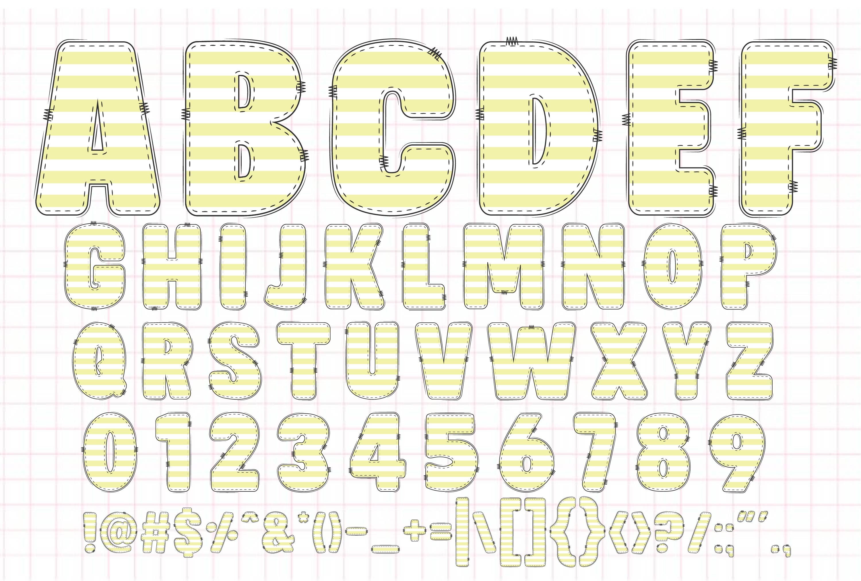 Pastel Color Font Bundle,love Doodle Letters,sublimation Letters ...