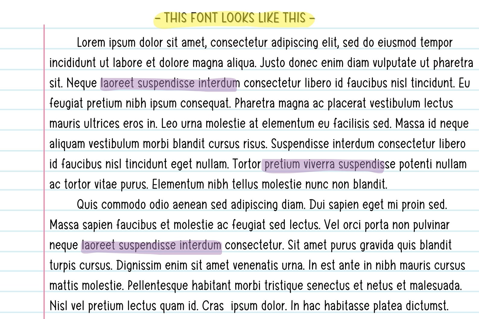 Neat Handwritten Font, Handwriting Font, Neat Handwriting, Simple ...