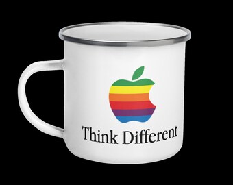 Think Different Apple Computer Ceramic Mug - Etsy