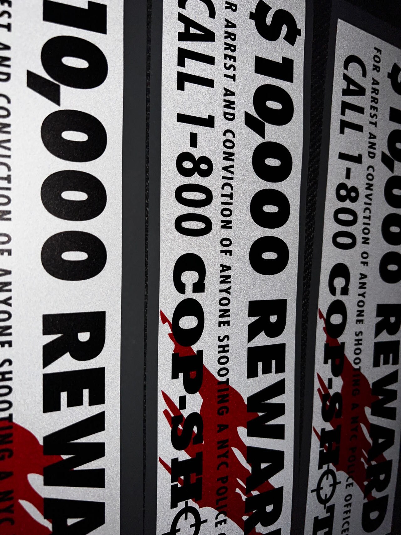 NYPD Rear COP SHOT Police Reflective Bumper Decal 2025 Version - Etsy