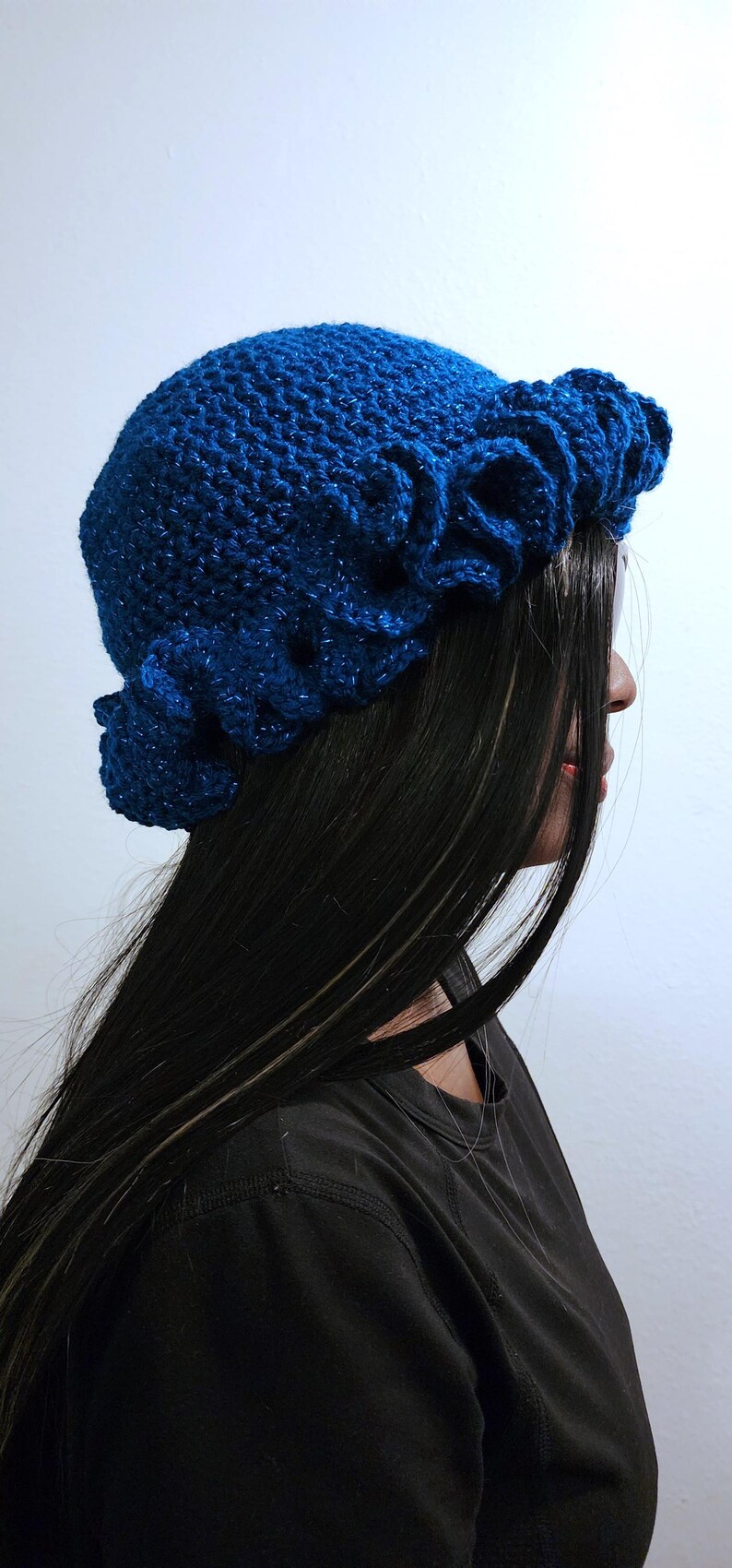 Crochet Ruffle Hat - Etsy
