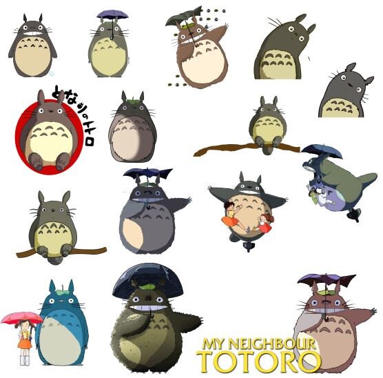 Little Totoro Stencil