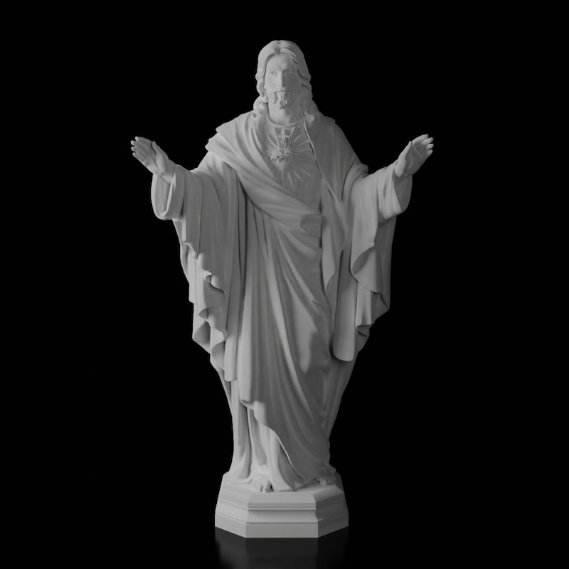 Black Jesus Statue - Etsy