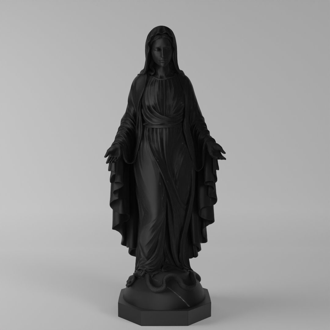 Virgin Mary Statue - Our Lady of Grace | Desk Decoration, Shelf ...