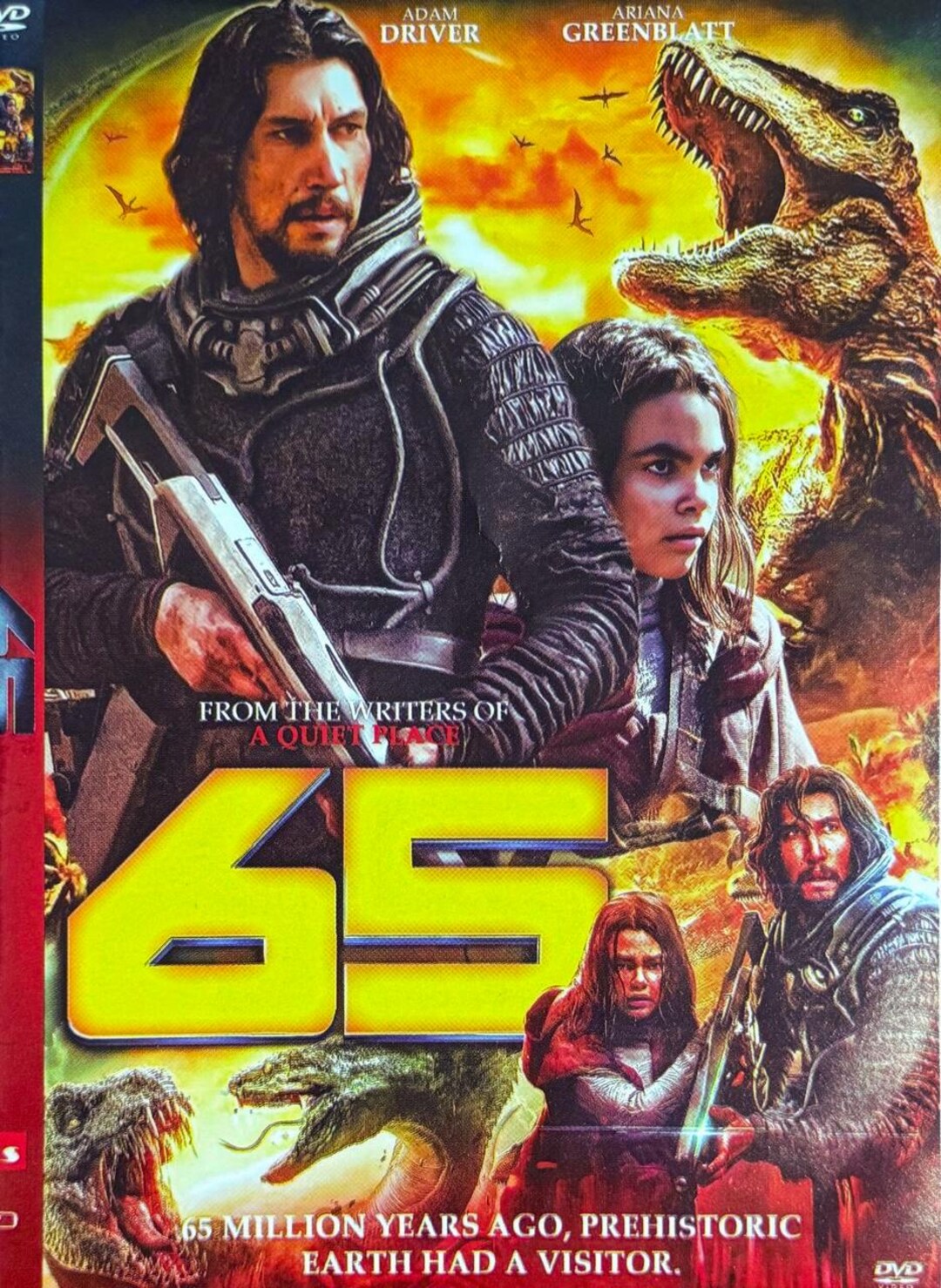65 (DVD With Flip Cover and Collector’s Case Artwork) Sci-fi Action ...