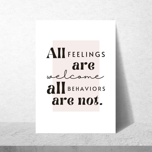 All Feelings Are Welcome - Etsy