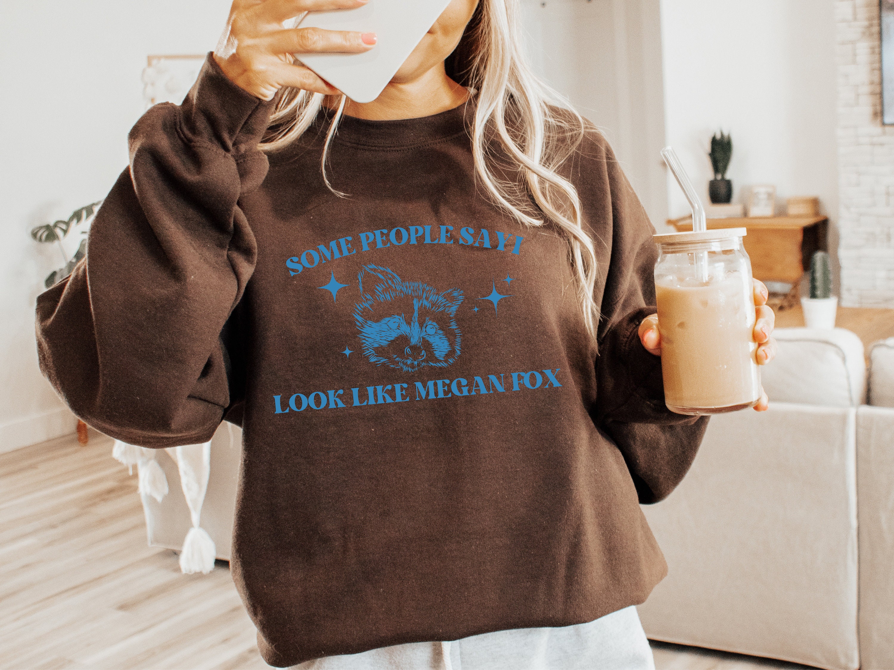 I Look Like Megan Fox Shirt, Reality TV Fan Sweatshirt, Funny Quote ...