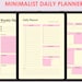 MINIMALIST DAILY Planner PACK 26 Pages, Goodnotes, Notability, Xodo ...