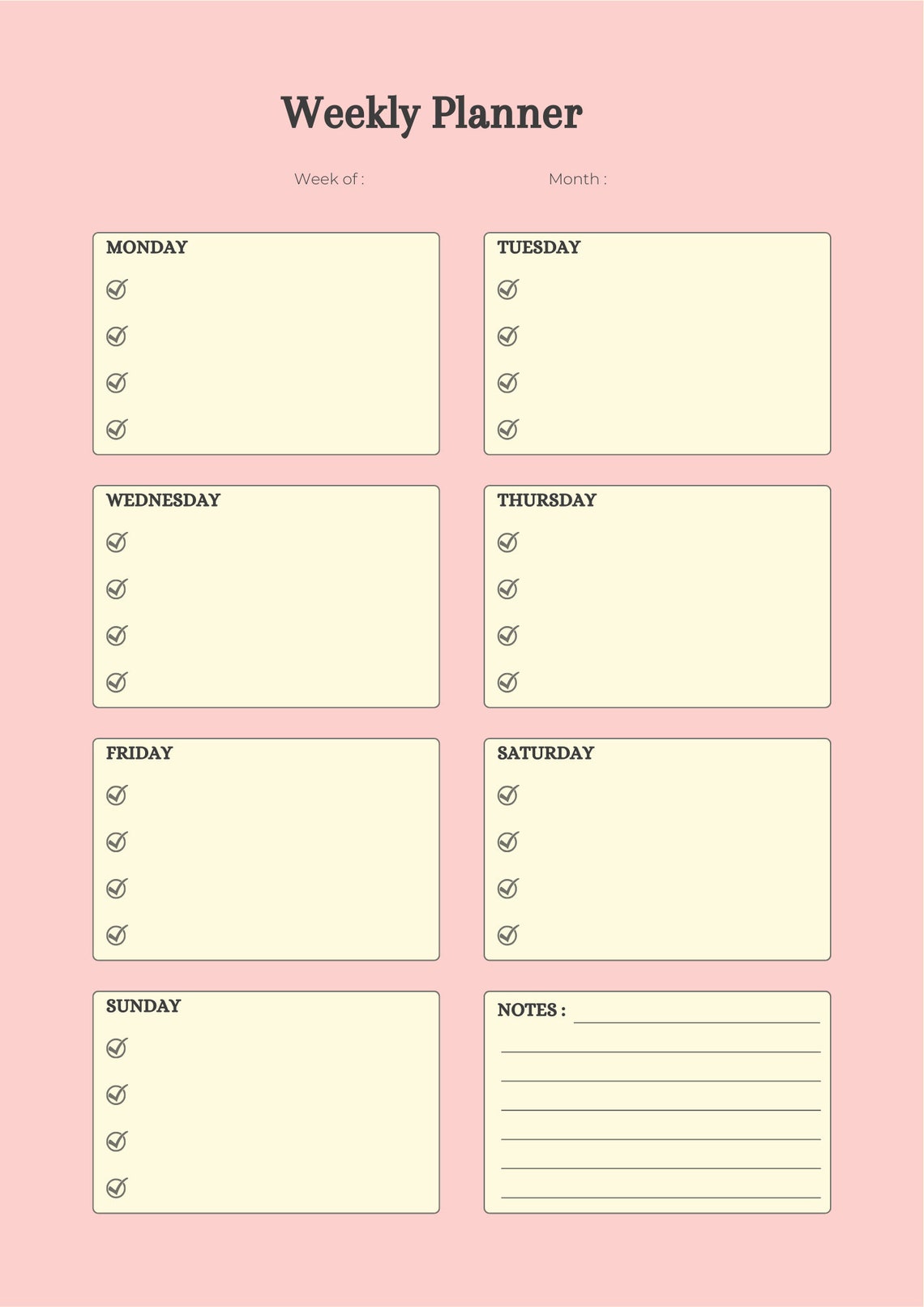 MINIMALIST DAILY Planner PACK 26 Pages, Goodnotes, Notability, Xodo ...
