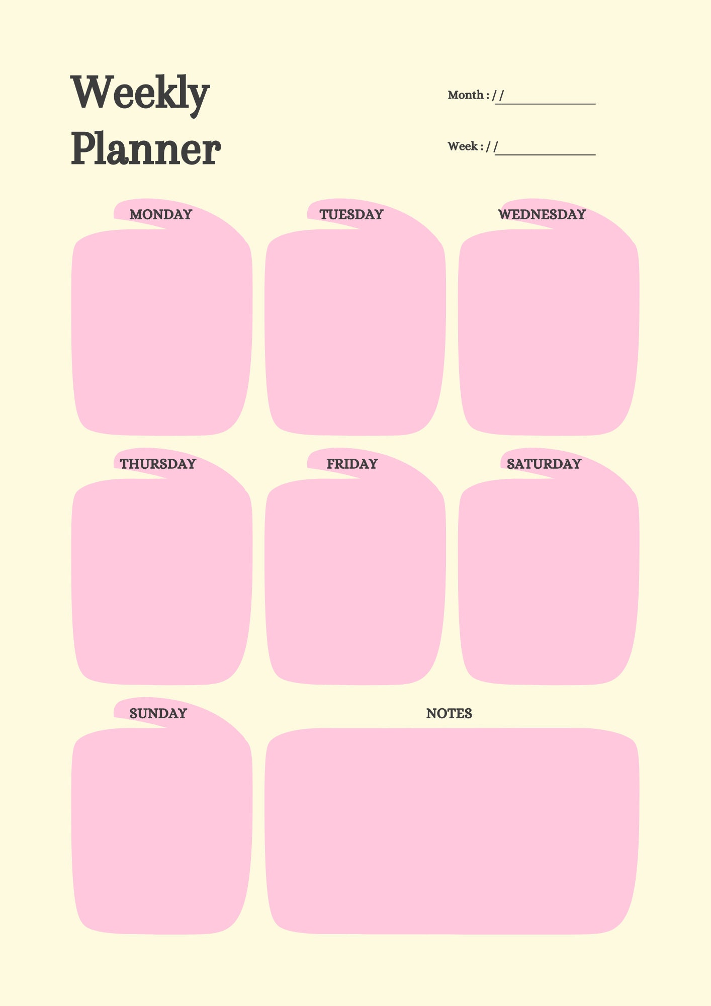 MINIMALIST DAILY Planner PACK 26 Pages, Goodnotes, Notability, Xodo ...