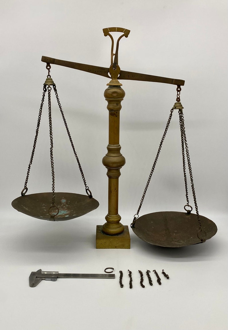 19th Century Balance Scale - Etsy