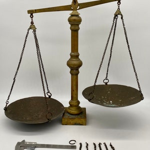 19th Century Balance Scale - Etsy
