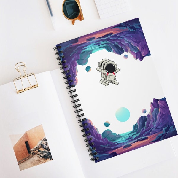 Space Notebook - Etsy