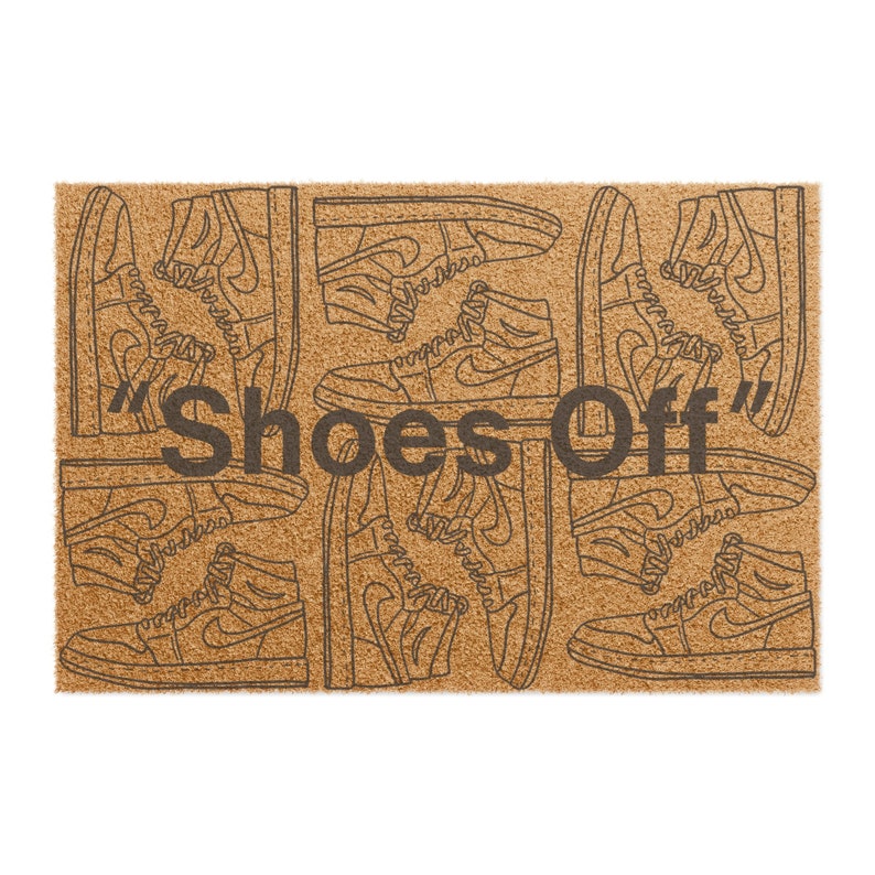 Sneakerhead Doormat, Cool Modern Home Decor, Welcome Mat, Hypebeast ...