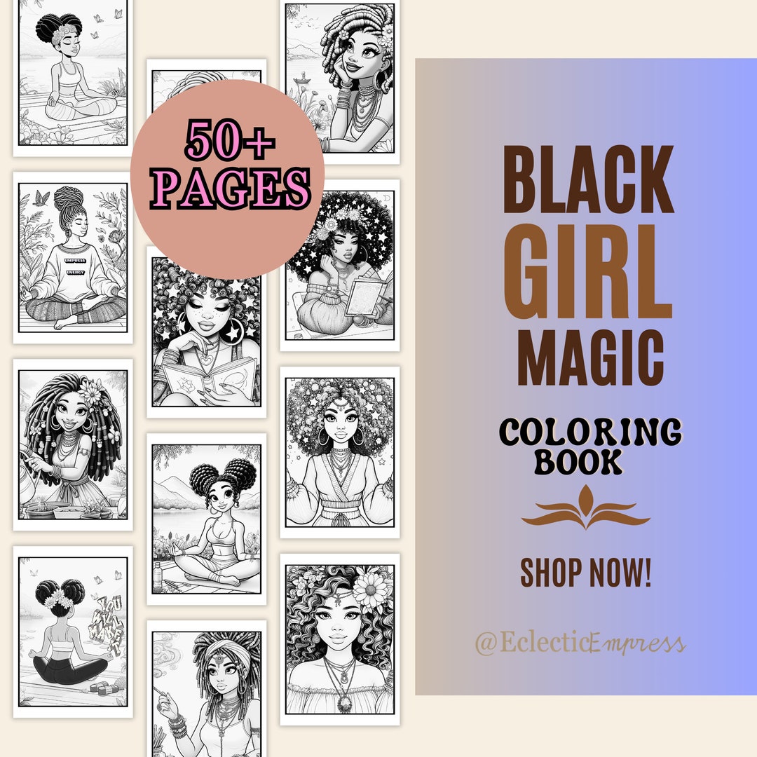50 + Black Girl Magic Women Beauties MYSTICAL III Tarot SPIRITUAL Indie ...