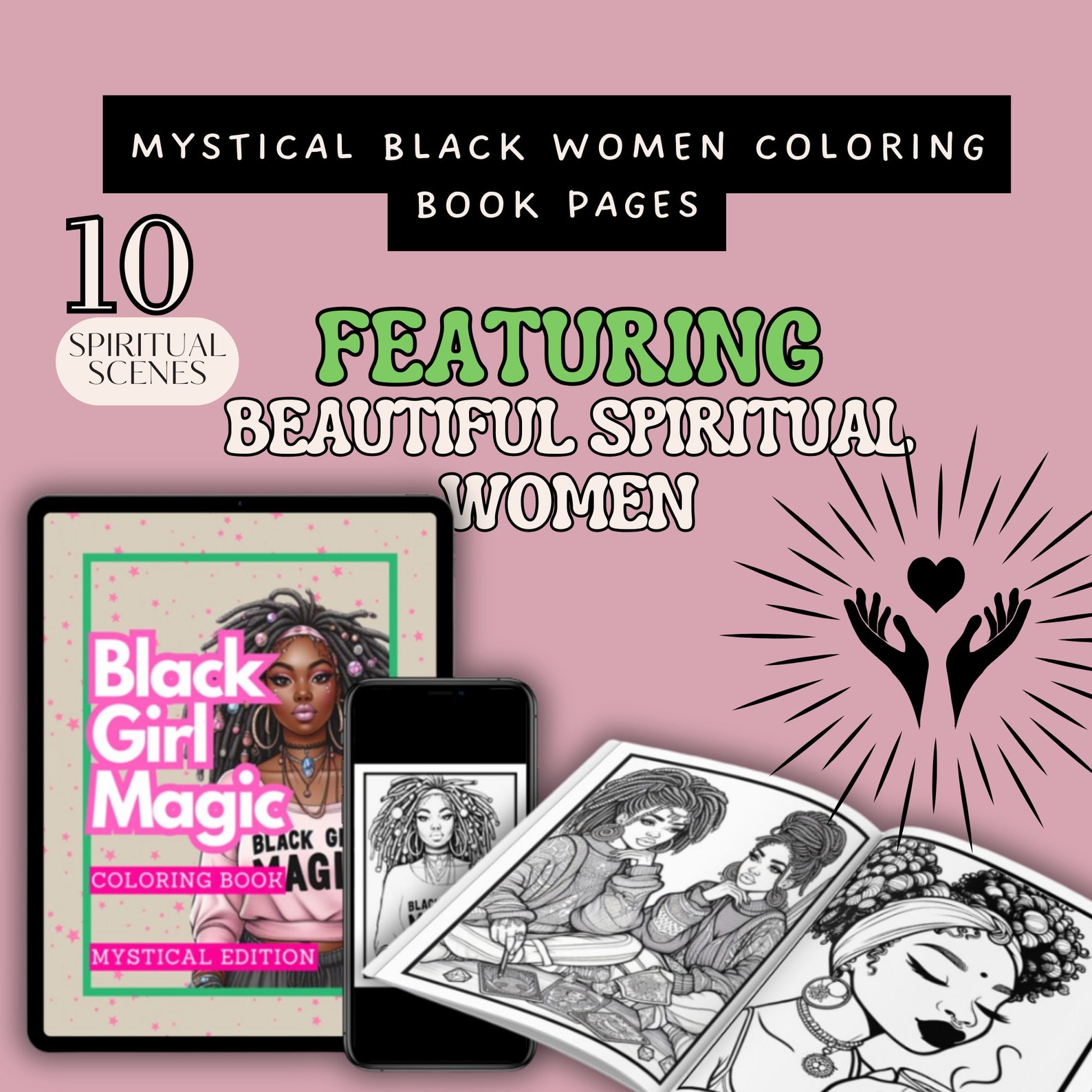 Free Bonus Black Girl Magic Melanin Spiritual Mystical African American ...